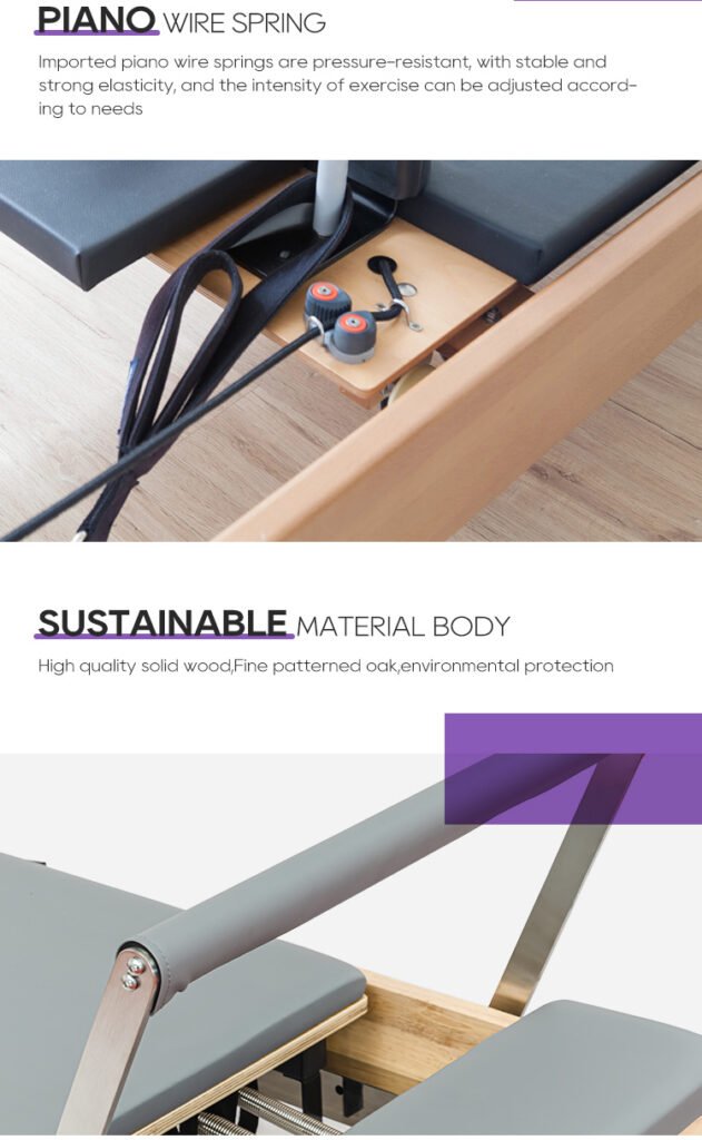 pilates reformer maple pole maple wood pilates reformer - Cutlasso ...